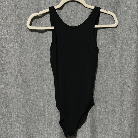 Forever 21 | Tops | Low Back Black Basic Ribbed Tank Bodysuit | Poshmark
